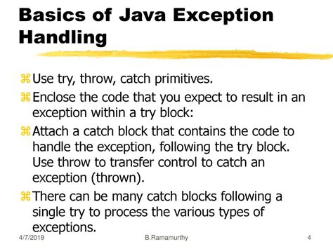 Designing With Java Exception Handling Ppt Download