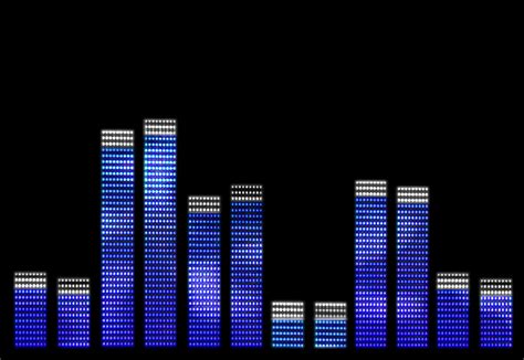 Second Life Marketplace Sanna Led Digital Audio Equalizer Blue Set Mp