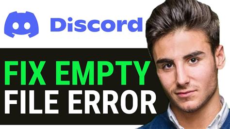 How To Fix Discord File Cannot Be Empty Updated Youtube