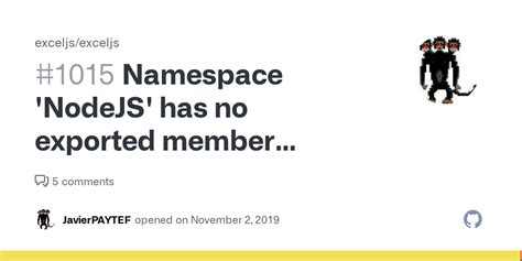 Namespace Nodejs Has No Exported Member Typedarray · Issue 1015