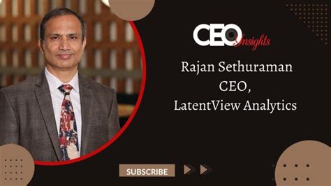 Raj Iranyan On Linkedin The Future Of Data Analytics Exclusive Interview With Rajan Sethuraman…