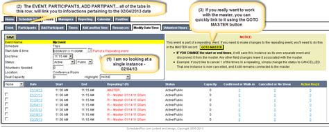 Step By Step Working With Repeating Events SchedulesPlus Software For Your Non Profit
