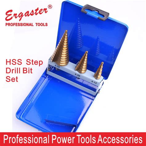 Step Drill Bit Drill Set Woodworking Drill Bits China Titanium Step Drill Bit And Cobalt Step