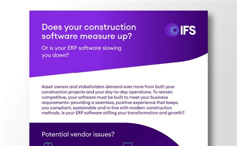 Infographic How To Futureproof Your ERP Software IFS