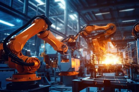 Smart Robot Farmer In Future Autonomous Robotic Agriculture Stock Illustration Illustration Of