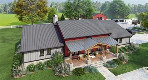 Metal Shop With Living Quarters Plans
