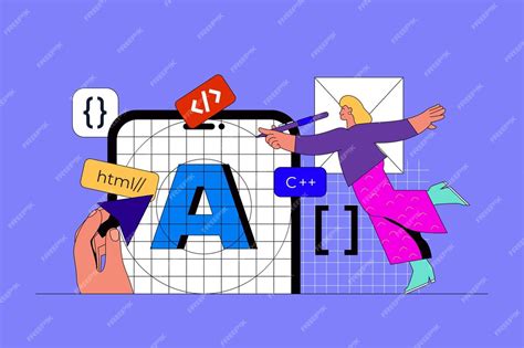 Premium Vector App Development Web Concept With Character Scene Man