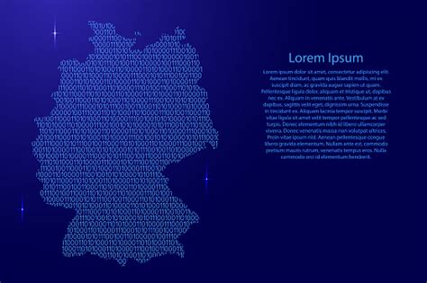 독일 지도 블루 애 들과 0 이진 디지털 코드에서 배너 포스터 인사말 카드에 대 한 공간 별 추상 회로도 벡터 일러스트입니다 0명에 대한 스톡 벡터 아트 및 기타 이미지
