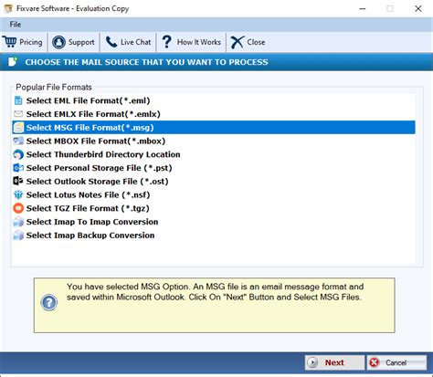 Fixvare® Msgからemlへのコンバーター メール変換 Fixvare® Msgからemlへのコンバーター メール変換
