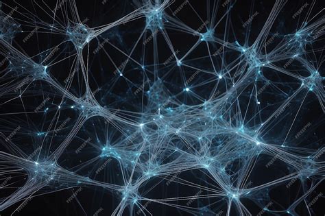 Premium Ai Image Ethereal Neural Network Pulsating In A Virtual Void Interconnected Nodes