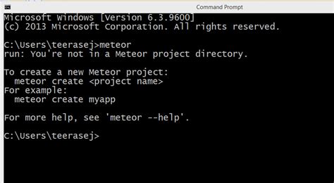 Meteor 1 ตดตงระบบ Meteor Framework บน Windows Nextflow