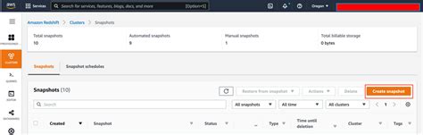 Migrate Your Amazon Redshift Cluster To Another AWS Region AWS Big Data Blog