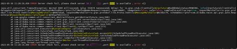 服务器已经开放8848、9848、9849端口，依然出现 server check fail please check server
