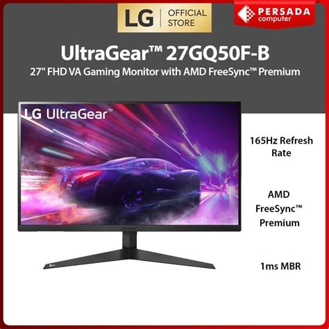 Jual Monitor Led Lg Ultragear Gq F B Inch Full Hd Hz Gaming Monitor Shopee Indonesia