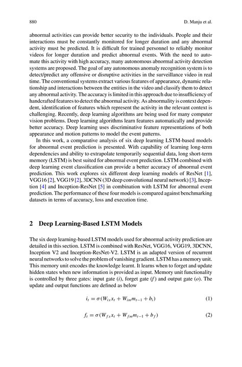 Solution Analysis Of Deep Learning Models For Early Action Prediction