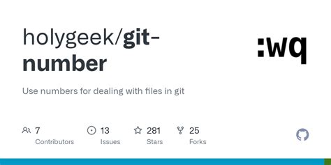 Github Holygeekgit Number Use Numbers For Dealing With Files In Git
