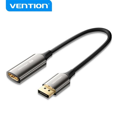 Vention 8k Displayport 1 4 To Hdmi 2 1 Adapter Dp Male To Hdmi Female Converter Uni Directional