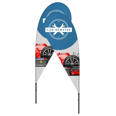 Comparison Of One Sided Printed Beach Flags And Double Sided Printed Beach Flags