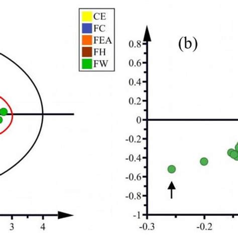 Discrimination Plot Of Autofitted 1 1 0 Components A