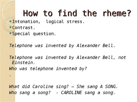Sentence Analysis Lecture 3 1 Syntactic Relations In