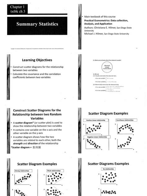 1 Summary Statistics Pdf