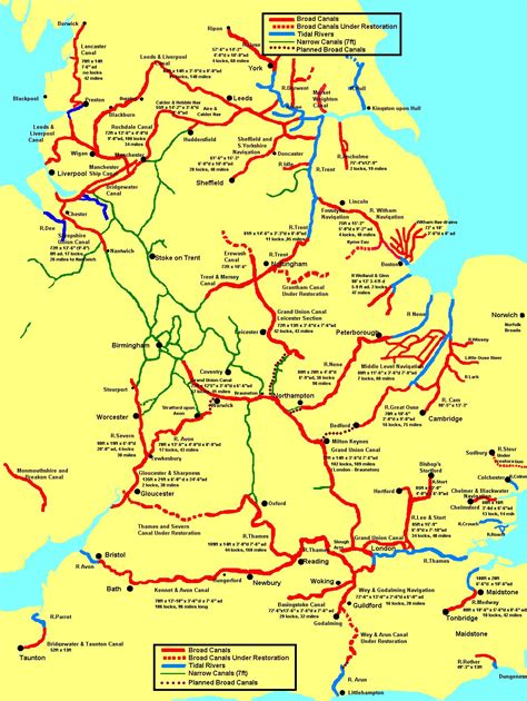 There Are Over 2000 Miles Of Navigable Canals In The Uk Many Are
