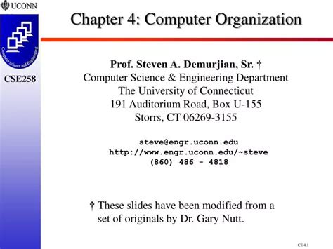 ppt chapter 4 computer organization powerpoint presentation free