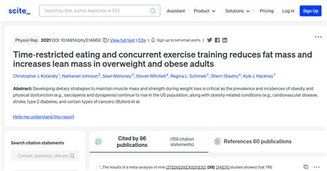 Time‐restricted Eating And Concurrent Exercise Training Reduces Fat Mass And Increases Lean Mass