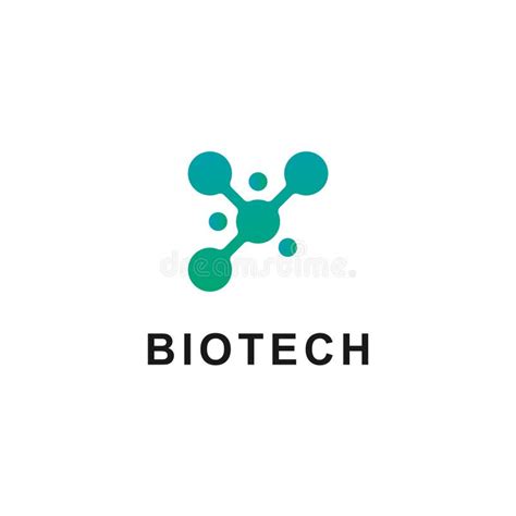 Bio Tech Logo Designs For Lab And Research Genetics And Education Stock