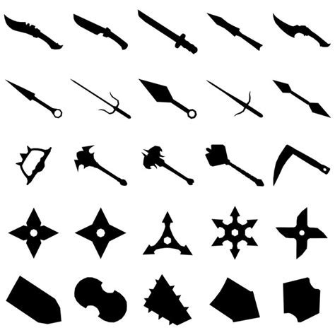 Sharp Weapons Vectors And Illustrations For Free Download