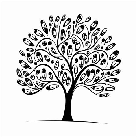 Premium Ai Image Abstract Tree