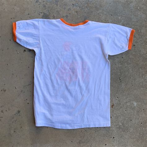 1970s Champion Blue Bar Texas Snoopy T Shirt Small Little Chum Vintage