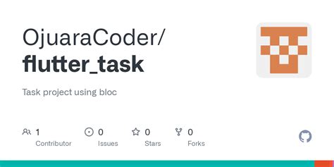 GitHub OjuaraCoder Flutter Task Task Project Using Bloc