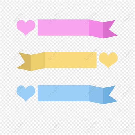 하트 모양의 종이 접기 대화 라벨 Png 일러스트 무료 다운로드 Lovepik
