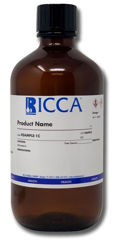 Thioacetamide Solution A Ep For Heavy Metals Ricca Chemical Company®