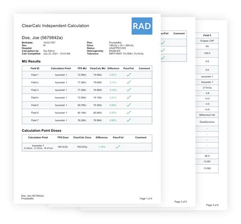 Clearcalc Radformation