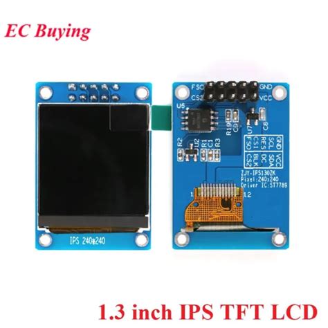 1 3and Ips Tft Lcd Display Module 240x240 Spi St7789 10pin Arduino 7 76