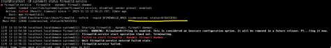 centos 7 9 防火墙启动报错 process 12848 execstart usr sbin firewalld