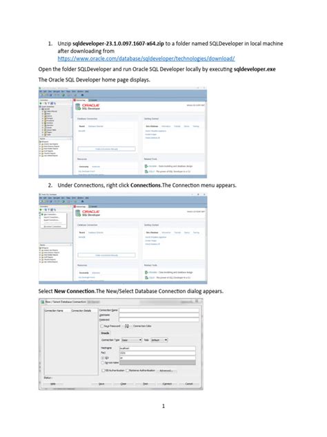 Sqldeveloper Configuration Pdf