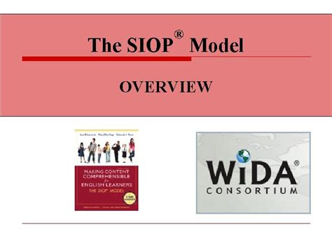 The Siop Model An Overview 1 The Siop