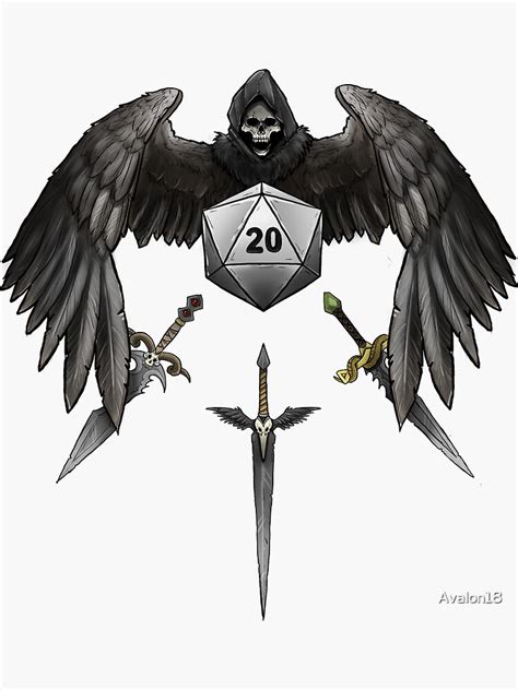Dnd Rogue Class Symbol Sticker For Sale By Avalon18 Dnd Art Dnd Sketchbook Art Inspiration