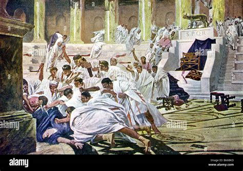 Assassination Of Julius Caesar On March 15 44 B C The Ides Of March