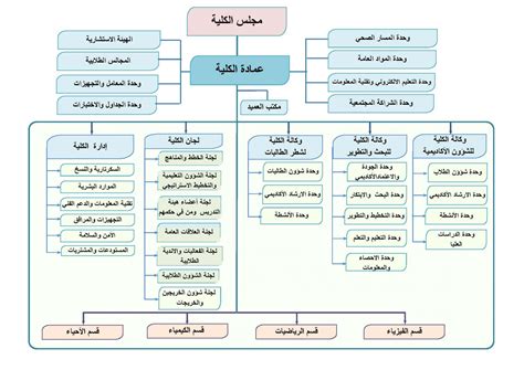 الهيكل التنظيمي جامعة جازان