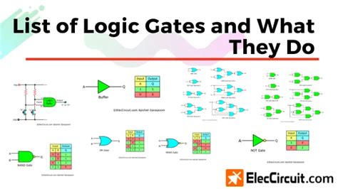 Logic Gates Projects For Engineering