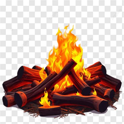 캠프파이어 활활 타오르는 불길 타는 듯한 통나무 생동감 넘치는 오렌지색과 노란색 불 빛나는 불씨 현실 현실 직시 사실 실현 가능 나무 감촉 질감 어두컴컴한 배경 따뜻하다