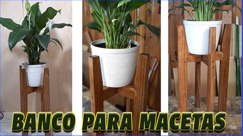 Una Excelente Práctica De Carpintería Banco De Madera Para Macetas