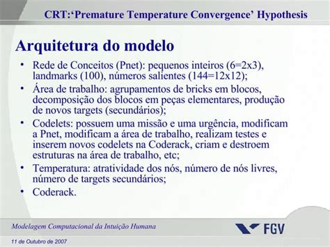 Crt Premature Temperature Convergence Ppt