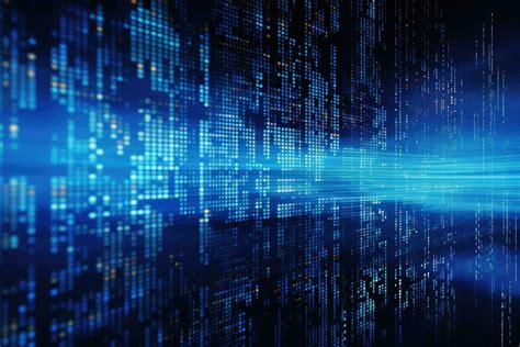 abstract technology background with binary code data concept an