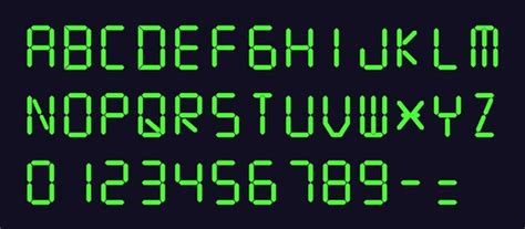 3344 Digital Timer Font Stock Vectors And Vector Art Shutterstock