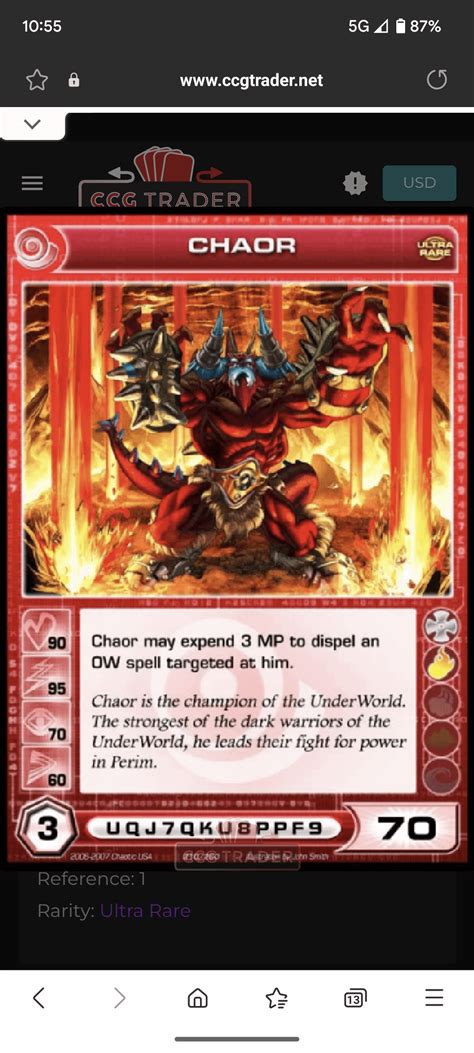I Came Across This Website That Shows Every Single Chaotic Card Made